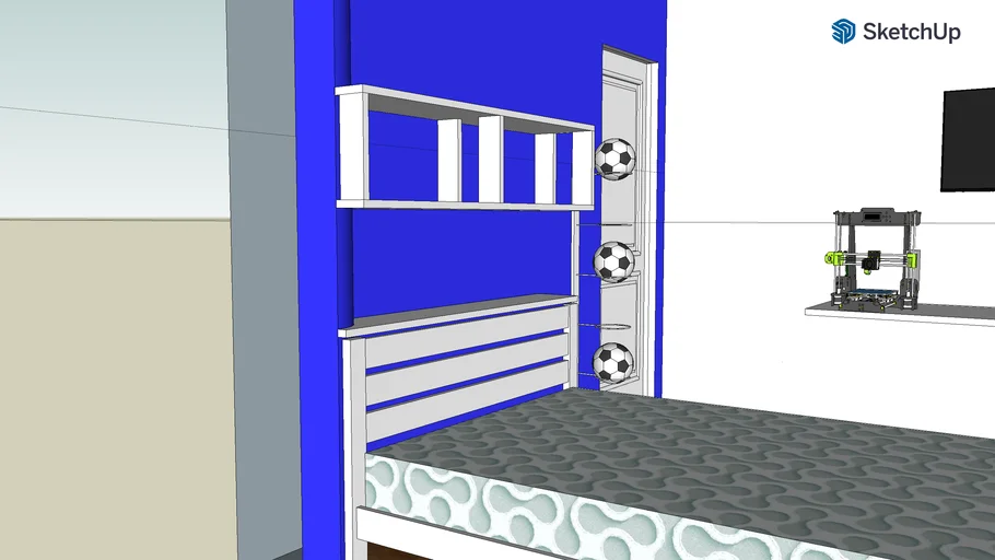 SM Bed and Mattress | 3D Warehouse
