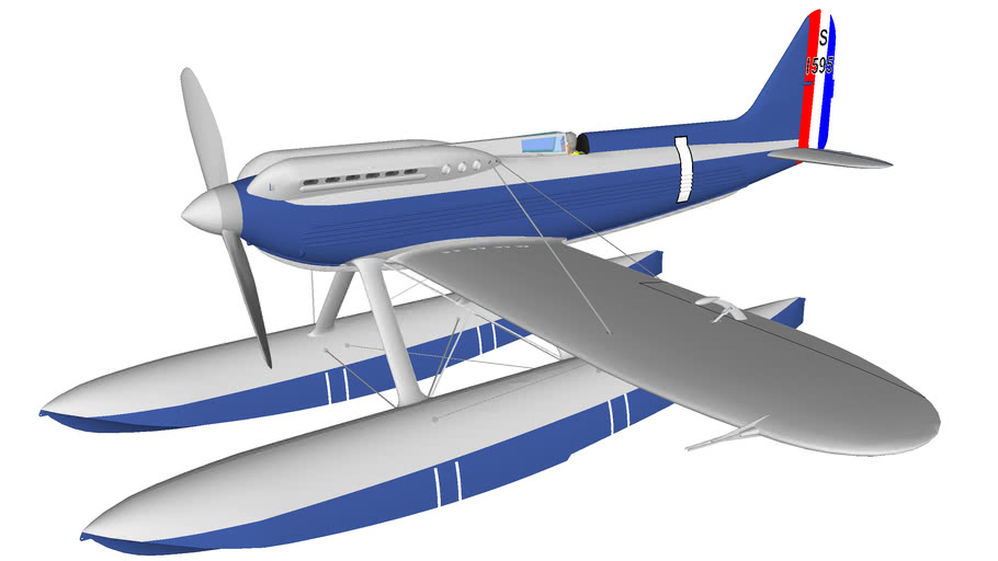 Supermarine S6B | 3D Warehouse