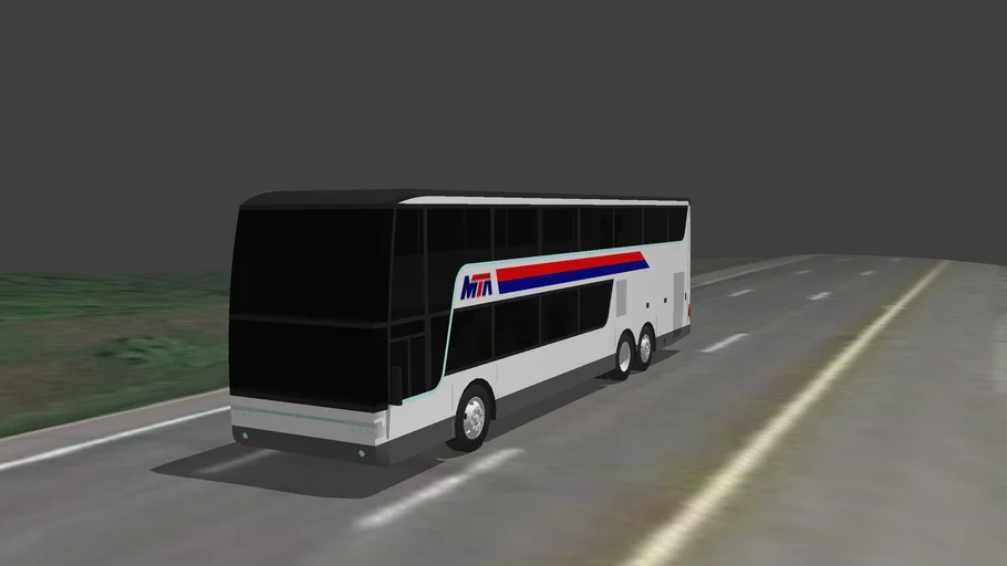 Flint MTA Van Hool TD925 Astromega | 3D Warehouse