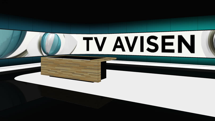 DR TV Avisen - Studio | 3D Warehouse