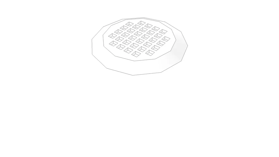 Low Poly Floor Drain 4' | 3D Warehouse