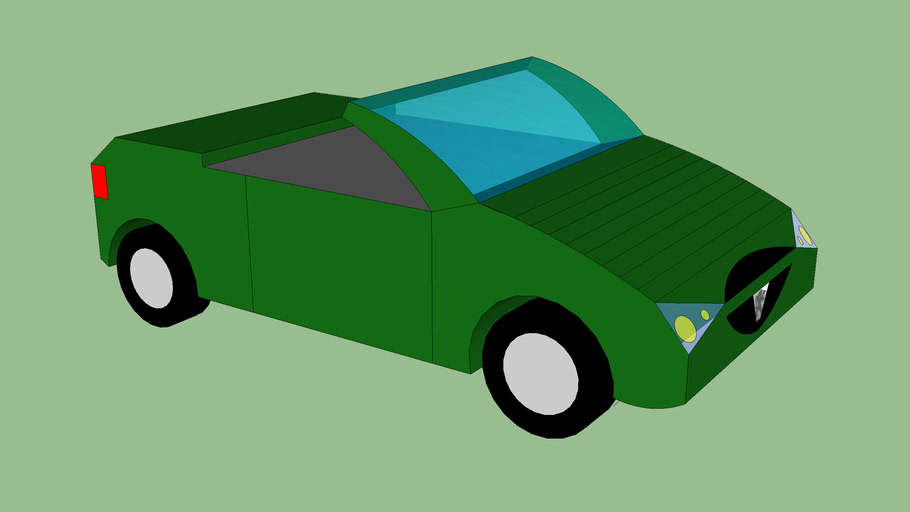 silueta de masina (Peugeot 206) | 3D Warehouse