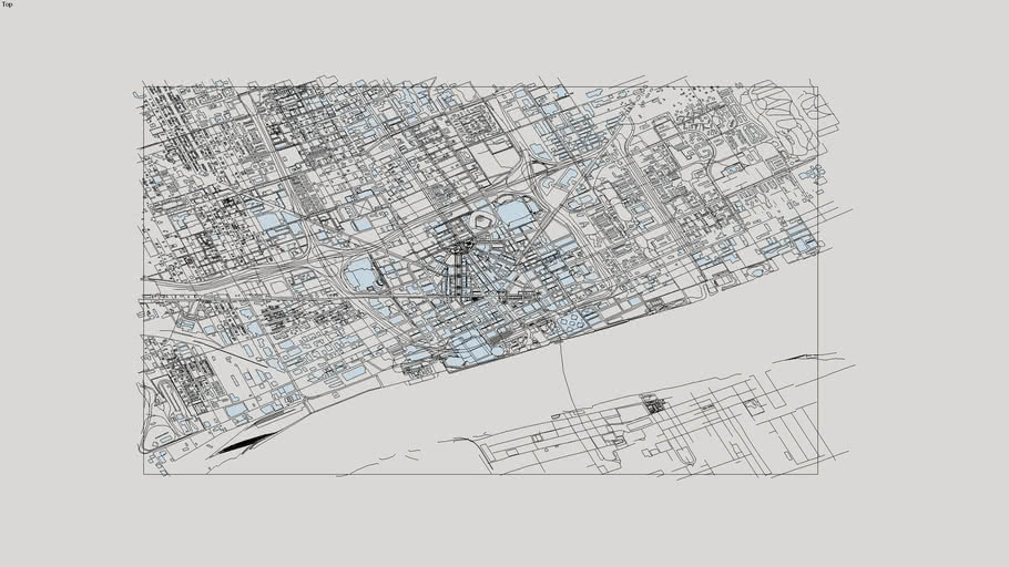 Downtown Detroit, Michigan | 3D Warehouse