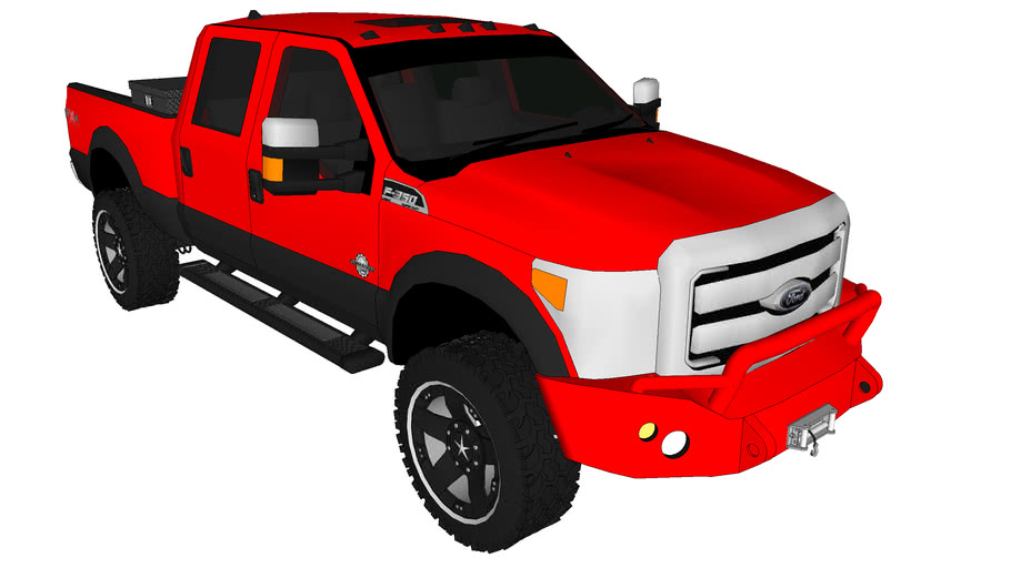 2011 Ford F-350 Lariat- Jacked UP | 3D Warehouse