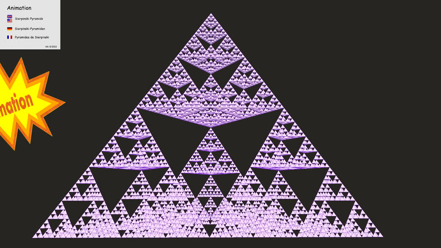 Sierpinski Pyramids - Sierpinski Pyramiden - ANIMATION | 3D Warehouse
