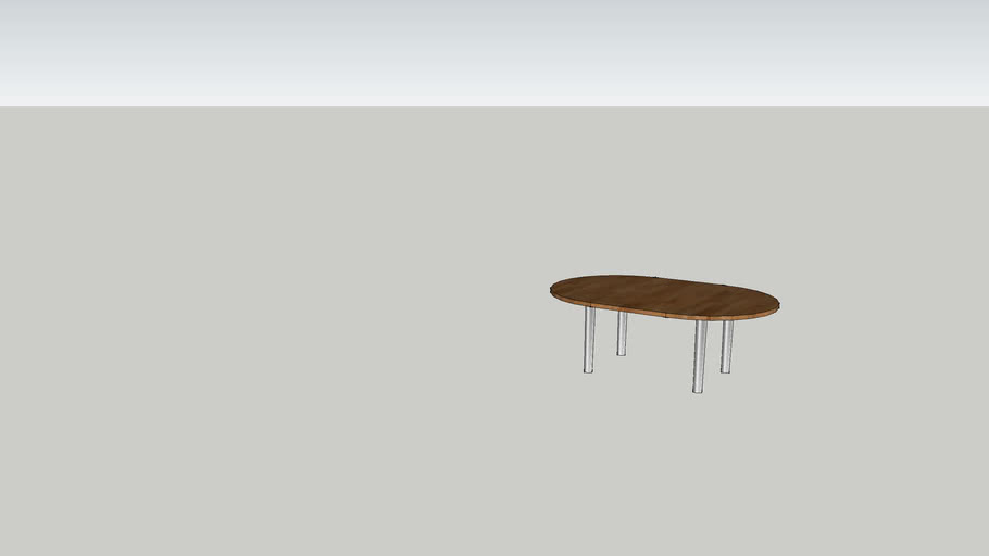 Oval Table | 3D Warehouse