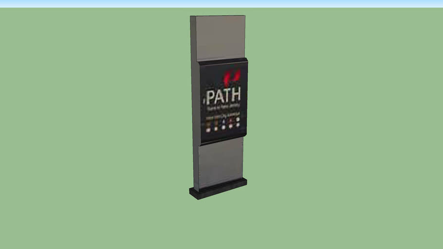 WTC PATH Plaza Sign | 3D Warehouse