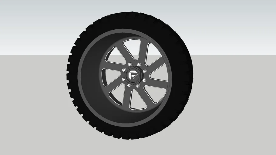 Fuel FF02 Offroad Truck Wheel | 3D Warehouse