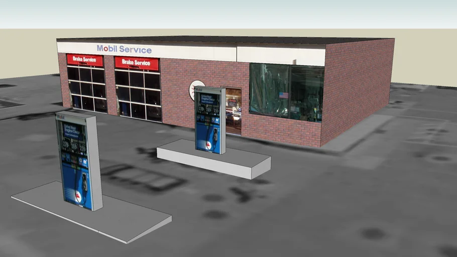 Ren's Mobil Station | 3D Warehouse
