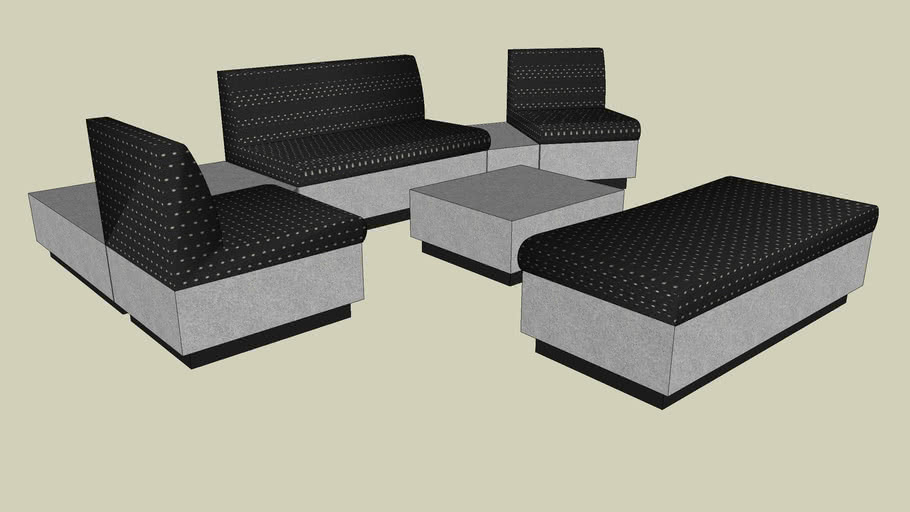 Modular Seating | 3D Warehouse