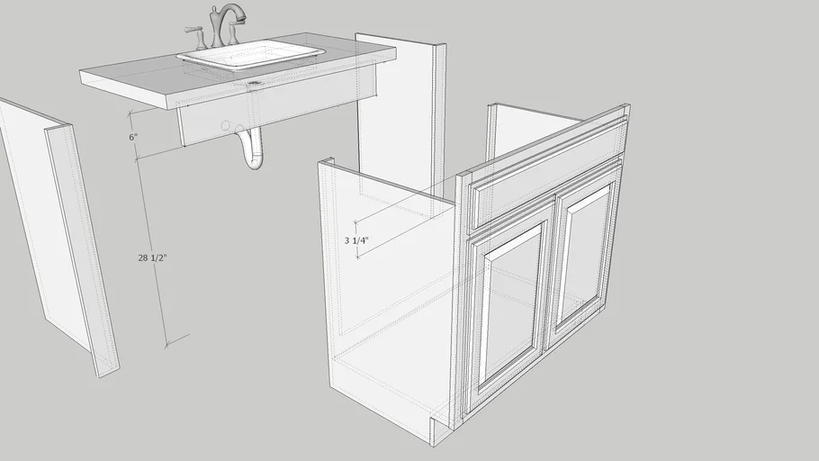 ADA vanity | 3D Warehouse