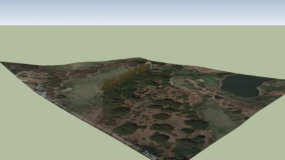 Golf Club of California trees | 3D Warehouse