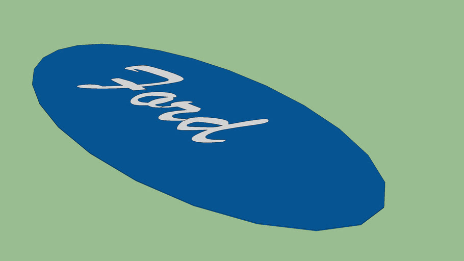 Ford Logo | 3D Warehouse