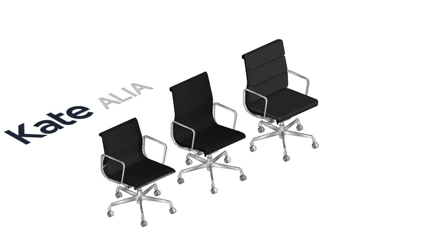 KATE ALIA darba krēsli | 3D Warehouse