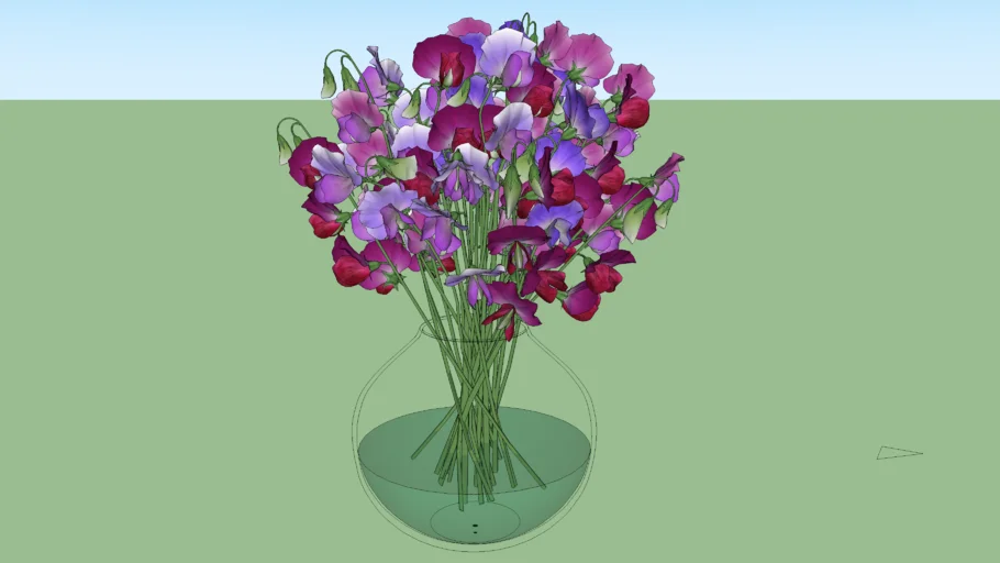 Vaso flor roxinha | 3D Warehouse