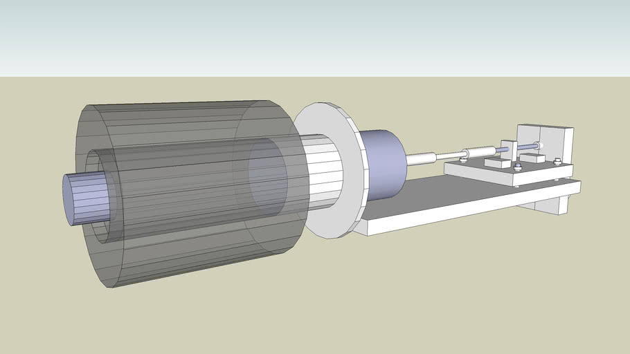 Vacuum variable capacitor motorized tuning mechanism (parallel shaft ...
