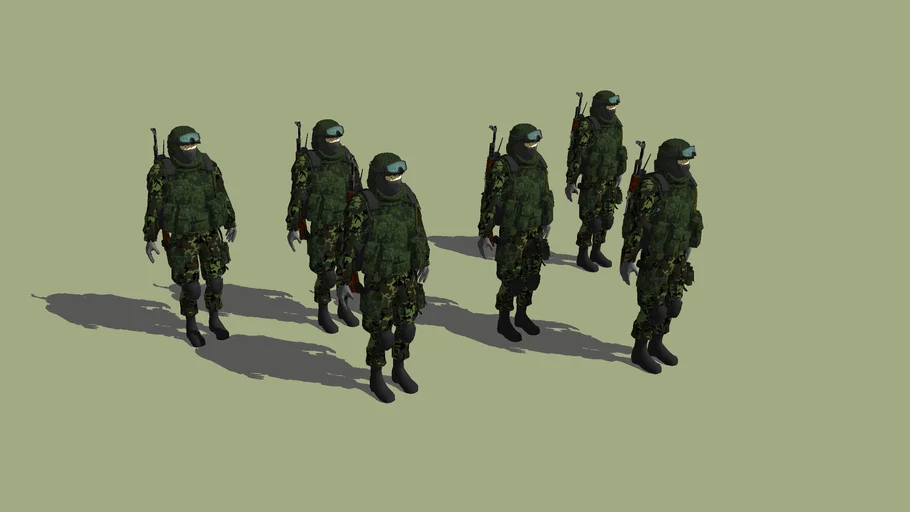 russian+army+special+forces+spetnaz | 3D Warehouse