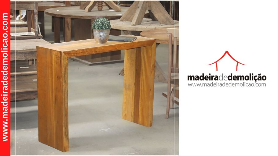 APARADOR DE MADEIRA - APARADOR RUSTICO - RETO CANELA 1,40M | 3D Warehouse