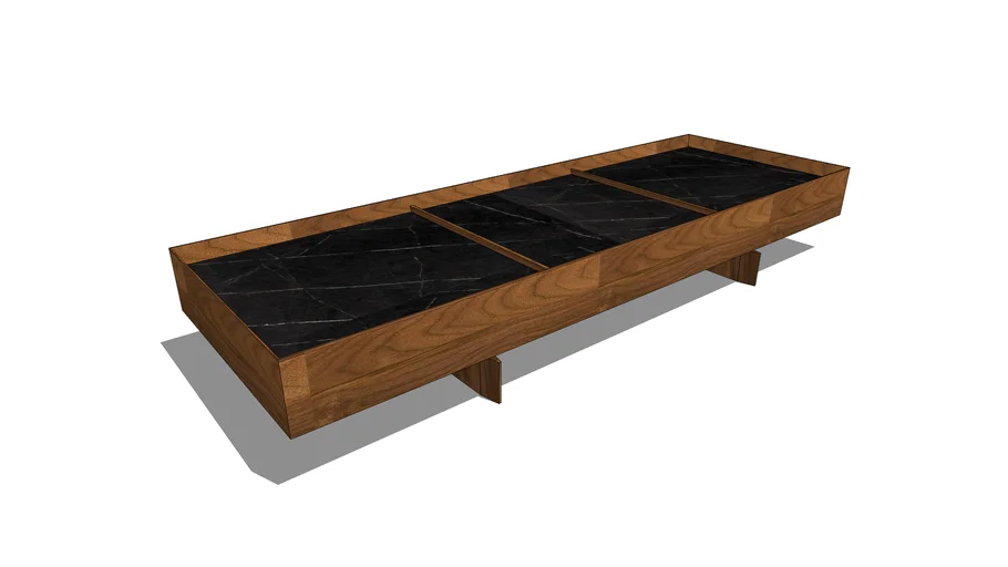 Mesa de centro Berlin Retangular | 3D Warehouse