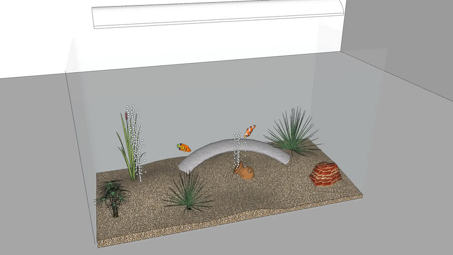 Render Aquarium with Vray | 3D Warehouse