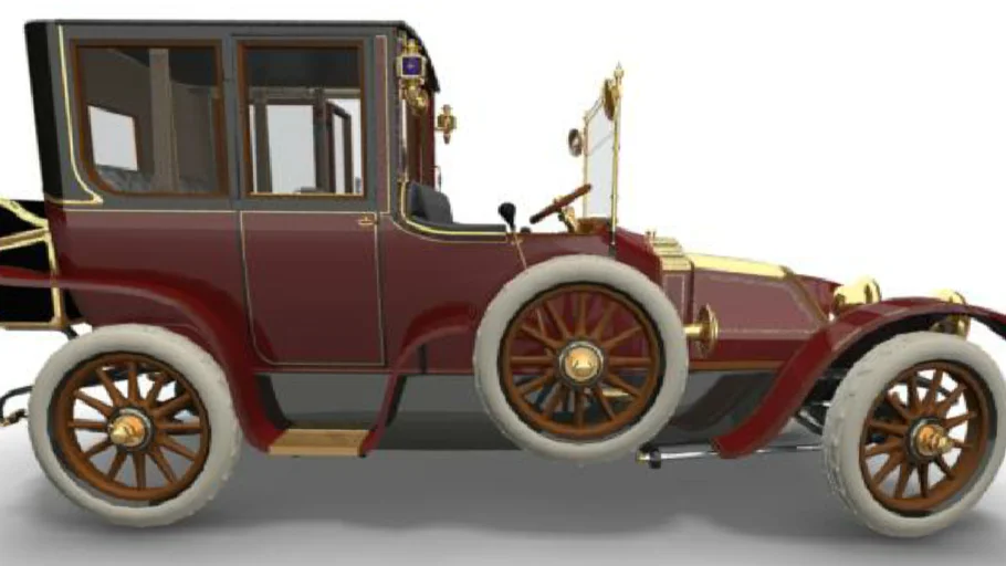 1912 Renault coupe deville(Titanic car) 'RENDER' | 3D Warehouse
