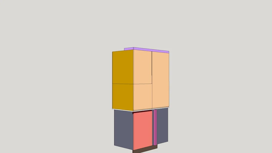 TALL_CORNER_900H_100B_600Dto700D | 3D Warehouse