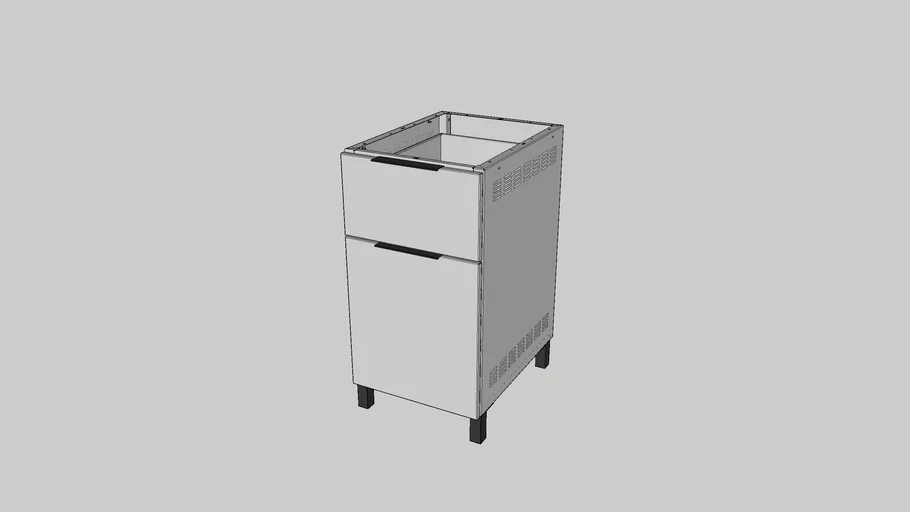 Self-standing Single Door Tank Storage Cabinet, 18' x 34,625' x 24 ...