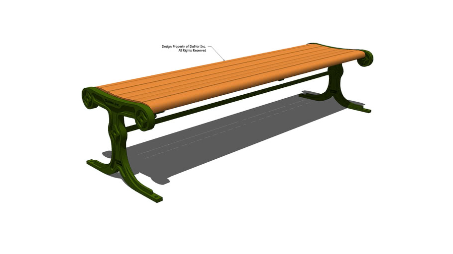 146 Series Bench | 3D Warehouse
