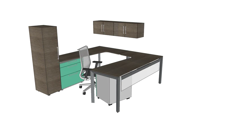 executive table set | 3D Warehouse