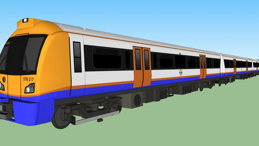 Class 378 Capitalstar London Overground 4-Car | 3D Warehouse