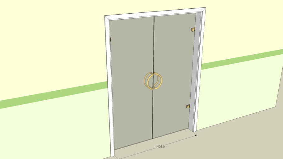 glasse door.skp | 3D Warehouse