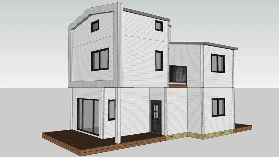 TIMBER BLOCK HOUSE | 3D Warehouse