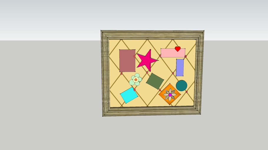 Framed Memory Board | 3D Warehouse