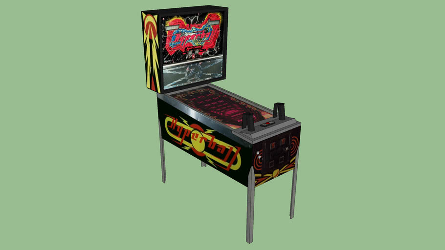 Hyperball Pinball Arcade Game | 3D Warehouse