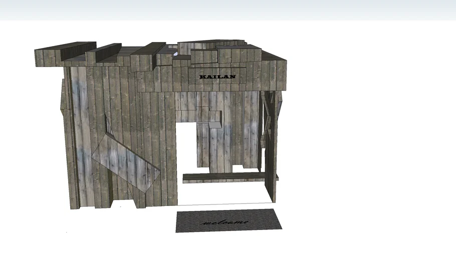 old wooden shack | 3D Warehouse