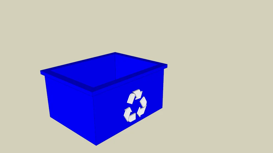 Recycling Bin | 3D Warehouse