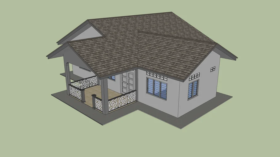 Rumah Tiga Bilik | 3D Warehouse
