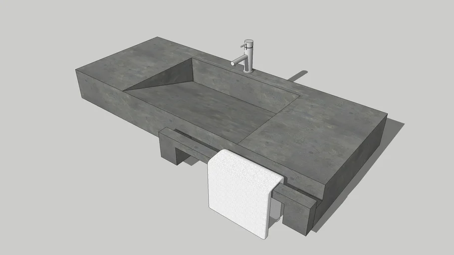 Sloped Sink | 3D Warehouse