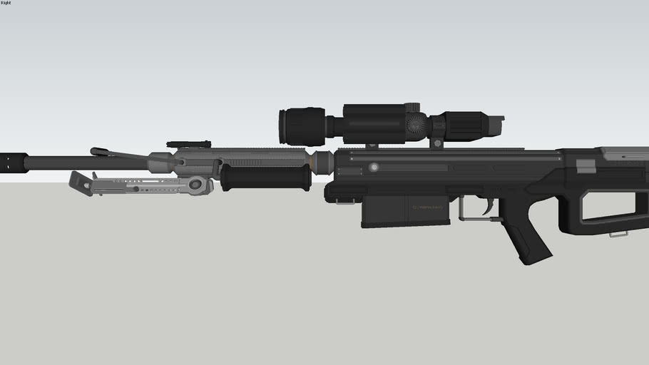 SRS99D-S2 AM Sniper Rifle Custom | 3D Warehouse