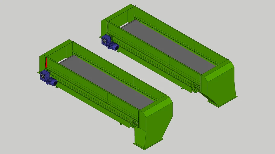 distribution belt conveyor | 3D Warehouse