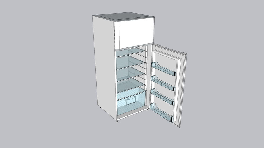 Frigo 01 H1400 version SU v7 composant dynamique | 3D Warehouse