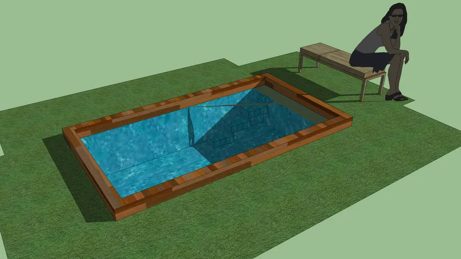Swimming pool in Sketchup 2014 | 3D Warehouse