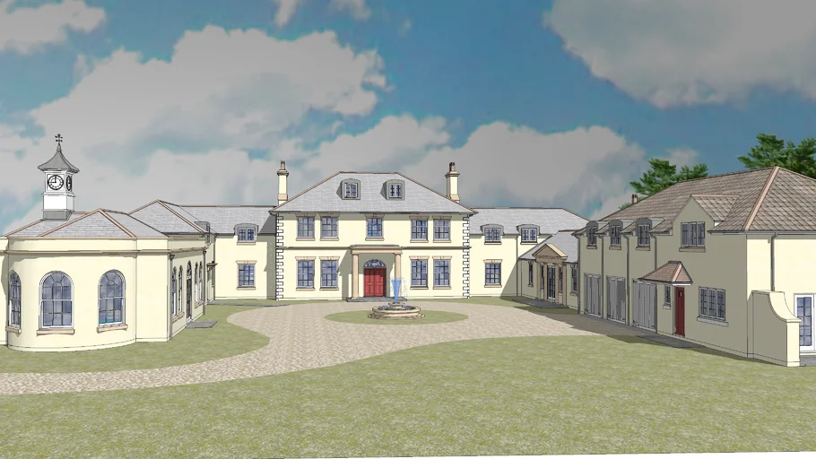 Georgian Country House Mansion | 3D Warehouse