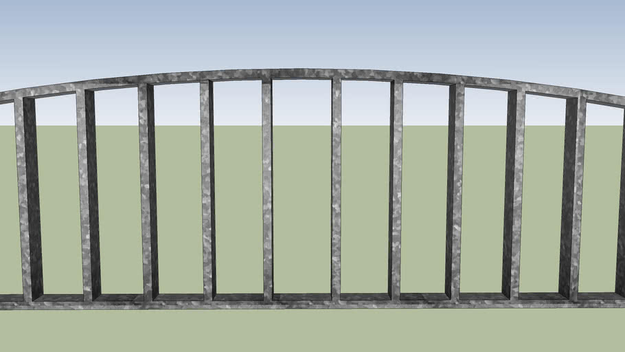 metal fence | 3D Warehouse