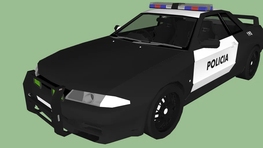 Nissan Skyline R32 Cop Version | 3D Warehouse