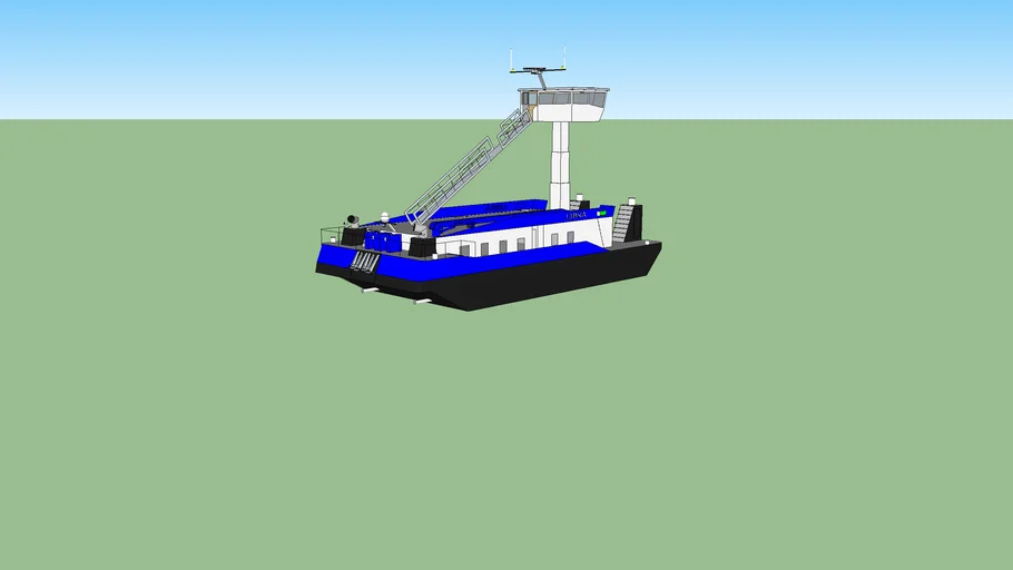 Push boat | 3D Warehouse