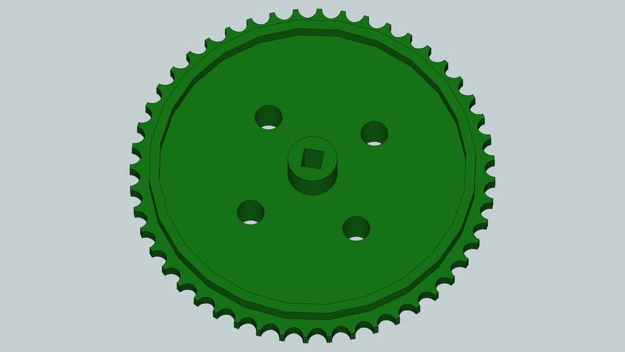 VEX 48 Tooth Sprocket | 3D Warehouse