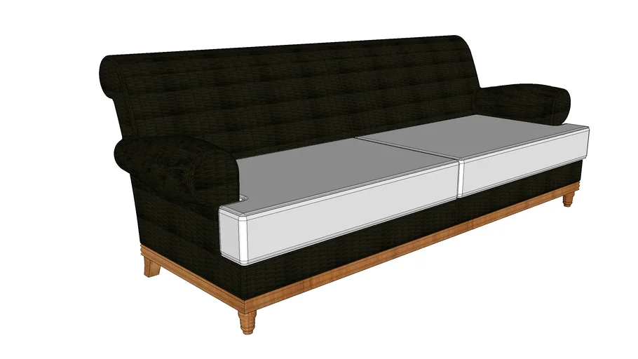 Sofá Blaster (03 lugares) | 3D Warehouse