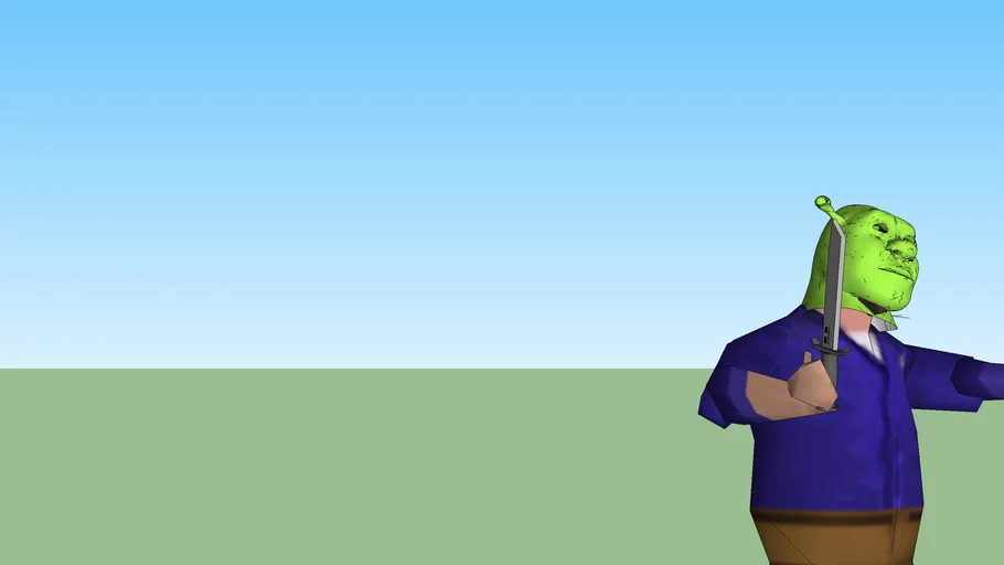 Robber Billy Mays in a Shrek Mask | 3D Warehouse