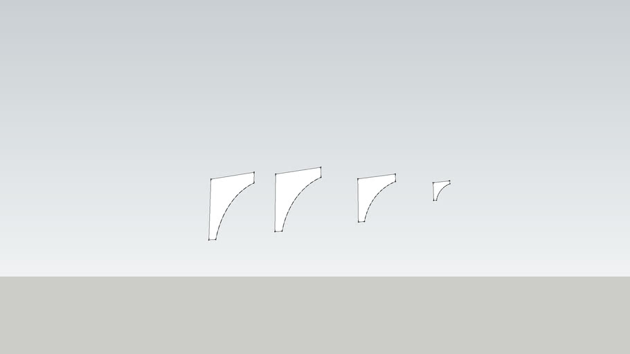 Cove Molding Profiles | 3D Warehouse